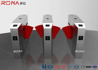 China Bidirektionales Klappen-Sperren-Tor-Drehkreuz-zweispuriges Barcode-Scanner-langlebiges Gut zu verkaufen