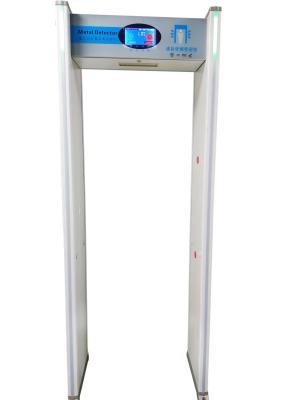 China 6-Zones Walk Through Metal Detector Security Gate Metal Weapons Detection For Station Security Scanner for sale