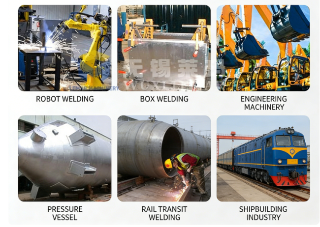 Industrial applications diagram for D16 welding table
