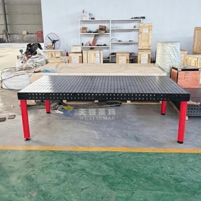 D16 welding table with fixtures and accessories