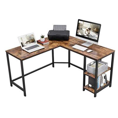 China Steel Pipe L Shaped Corner Waterproof Steel Computer Desks for sale