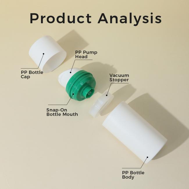 Custom color PET foam pump bottle for skincare products