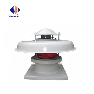 China Ventiladores a eixo montados no telhado de corrente elétrica AC para expelir poeira húmida quente e gases tóxicos à venda