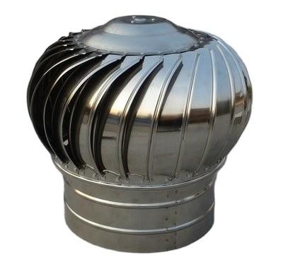 China Niet-elektrische plafondventilator met 5 inch windturbineventilator en SS304-materiaal Te koop