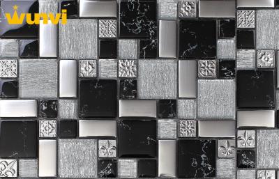 Cina Spessore in bianco e nero grazioso delle piastrelle per pavimento 8mm del bagno del mosaico dell'OEM in vendita