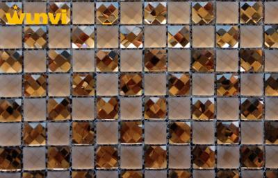 Cina Mattonelle lustrate della parete del mosaico del bagno dell'isolamento termico con i modelli dello specchio del mosaico in vendita