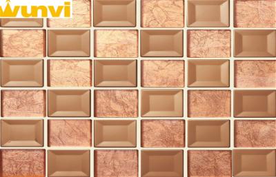 Cina Resistente a sbiadire le tessere dello specchio di Brown, piastrella per pavimento della doccia del mosaico in vendita