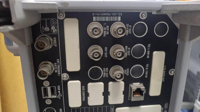 Rohde & Schwarz FSU8 Spectrum Analyzer rear panel