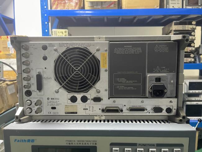 HP Agilent 8719D side view with ports