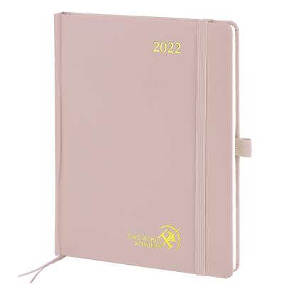 Cina 2023 pagine rosa-chiaro su ordinazione del pianificatore 80GSM della copertina dura 2 alla settimana in vendita