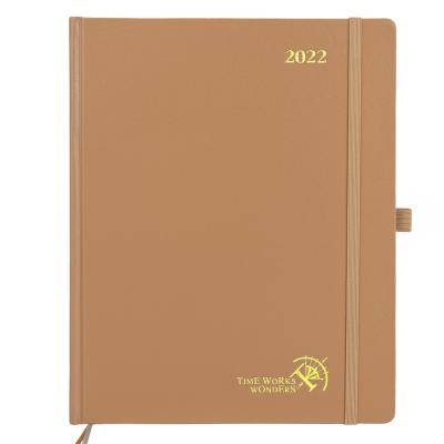 China Leatherette PU Student Weekly Planner With 30 Minute Intervals Agenda for sale