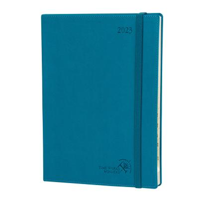 Cina Agenda settimanale personalizzata grande blu notte 10,5''X8,5'' Fascia in plastica con copertina morbida 2023 in vendita