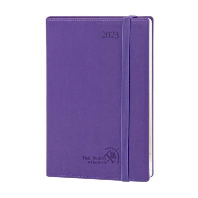 Cina Agenda accademica personalizzata viola da 80 gsm Agenda settimanale 2023 12 mesi in vendita