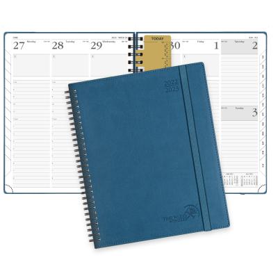 Cina Blu accademico a spirale di notte di personalizzazione del pianificatore di Softshell grande in vendita