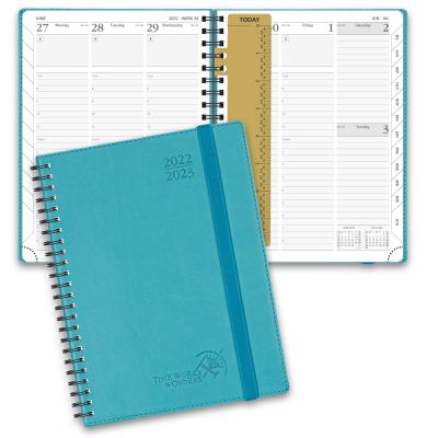 China Azul semanal Softcover de Donau do planejador com programação diária mensal anual à venda
