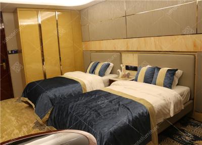 中国 耐えられるワードローブが付いている5つの星のMarriottの高級ホテルの寝室の家具非常に 販売のため