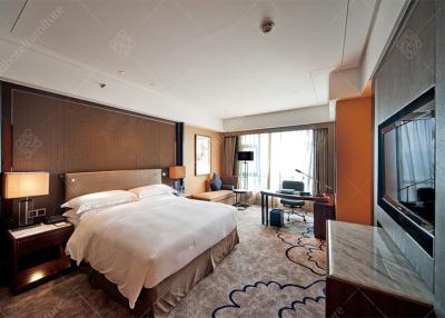 Cina Mobilia della camera da letto dell'albergo di lusso di re Size dell'alto grado con il letto di piattaforma moderno in vendita