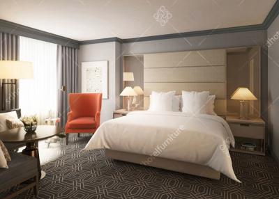 Cina Mobilia commerciale dello sbocco dell'hotel, mobilia bianca moderna della camera da letto altamente sopportabile in vendita