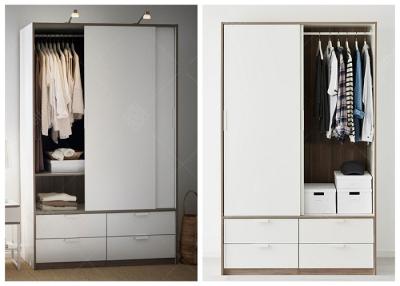 China Quarto de laca branca Armoire Armário de armário, Armário de madeira em madeira de estilo europeu à venda