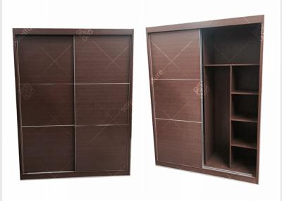 China Estilo clássico do vestuário da sala de hotel das portas de Brown dois melamina de uma largura de 1,4 m personalizada à venda