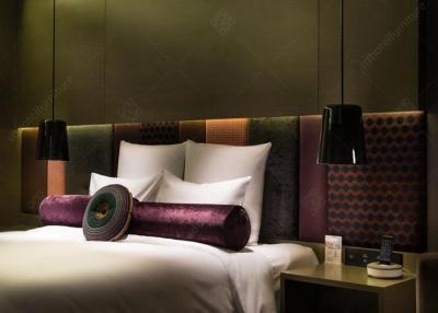 Cina Insiemi di lusso della mobilia della camera da letto dell'hotel di Shangri-La con alto Finsh di vetro in vendita