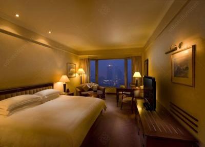 Cina Mobilia della camera da letto del MDF dell'hotel di affari con la lacca rispettosa dell'ambiente del poliestere in vendita