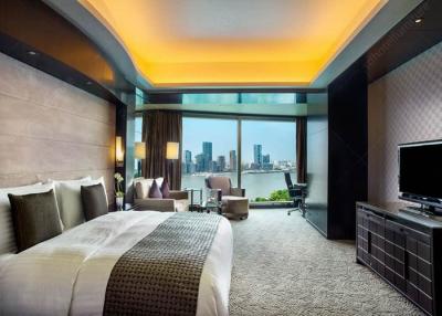 Cina Insiemi moderni su misura della mobilia della camera da letto dell'hotel con schiuma a prova di fuoco in vendita