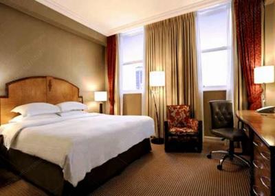 Cina Schiuma ad alta densità su misura della mobilia della camera da letto dell'albergo di lusso con tessuto/unità di elaborazione/cuoio in vendita