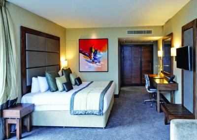 Cina insiemi cinque stelle della mobilia della camera da letto dell'hotel con 30 - 50 Desity rendono incombustibile la schiuma in vendita