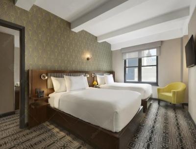 Cina La mobilia della stanza di ospite dell'hotel di festa mette il compensato + l'impiallacciatura + la pittura materiale in vendita