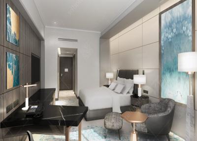 Cina Insiemi squisiti della mobilia della camera da letto dell'hotel per il doppio progetto Hilton Hotel dell'albero in vendita