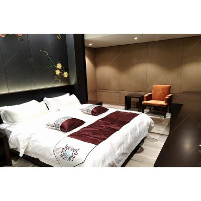 Cina La villa/la mobilia di legno di lusso camera da letto dell'hotel fissa la dimensione su misura in vendita