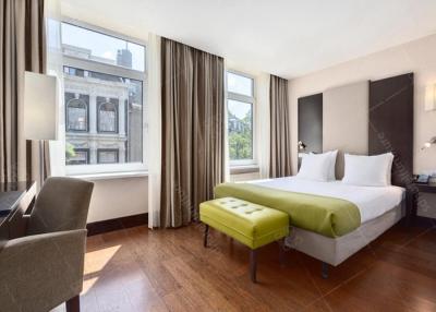 Cina Lacca rispettosa dell'ambiente della mobilia della camera da letto di stile dell'hotel della stella di abitudine tre in vendita