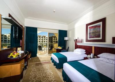 Cina La mobilia moderna della camera da letto della località di soggiorno dell'hotel mette con i letti gemellati/Tabelle in vendita