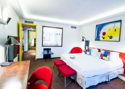 Cina La mobilia contemporanea della camera da letto dell'hotel di modo mette la lacca rispettosa dell'ambiente in vendita