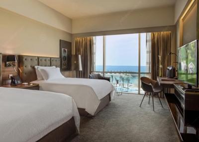 Cina La mobilia gemellata della camera da letto del lusso mette con il sofà di lusso/chaise longue dell'hotel in vendita