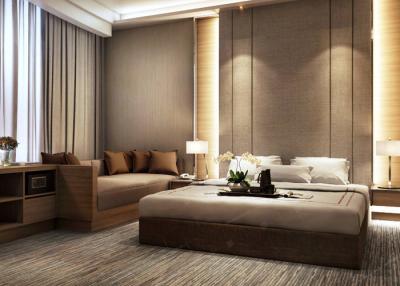 Cina La mobilia della camera da letto dell'hotel del compensato su misura intelligenza mette la pittura rispettosa dell'ambiente della lacca in vendita