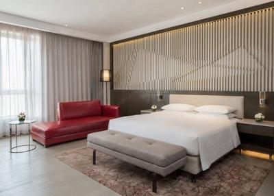 Cina La mobilia moderna della serie di hotel ha messo con tessuto/sofà cuoio/dell'unità di elaborazione in vendita