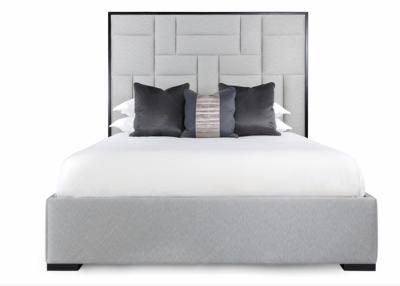 China Grupos de 3 estrelas da mobília do apartamento do hotel da economia com a cama estofada da tela à venda