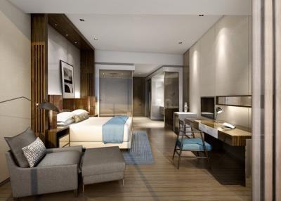 Cina Mobilia di lusso di legno classica della camera da letto mobilia dell'hotel mette/cinque stelle in vendita