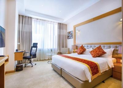 Cina Mobilia materiale di legno della serie di hotel con la mobilia della camera di albergo della melammina/HPL del MDF in vendita