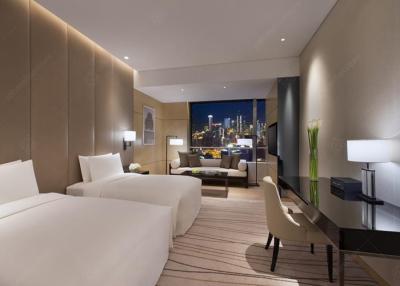 Cina La mobilia contemporanea della camera da letto dell'hotel mette il legno solido in vendita
