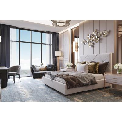Cina Superficie di legno dell'impiallacciatura dell'hotel di progettazioni di ospitalità della camera da letto degli insiemi cinque stelle della mobilia in vendita