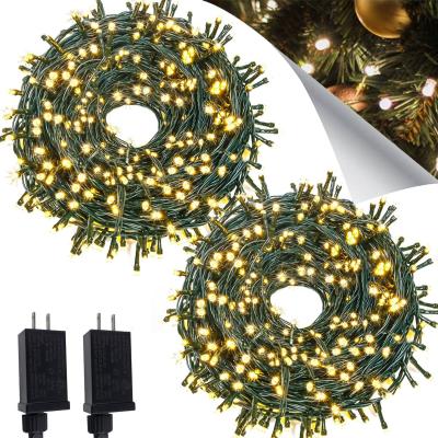 Cina Il Natale accende 400 luci allungabili bianche calde all'aperto/dell'interno della corda del LED impermeabilizza per la decorazione di Natale in vendita
