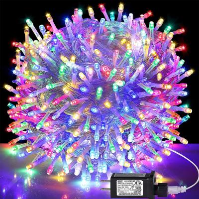 Cina 2M IP44 Christmas Lights 8 Lighting Mode Plug In Extra Long String Lights For Wedding Decor in vendita