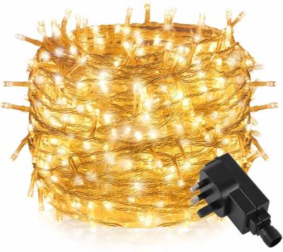 中国 30V黄色いLEDのクリスマス ツリーはプラグを差し込むために50Hz 10mの豆電球をつける 販売のため