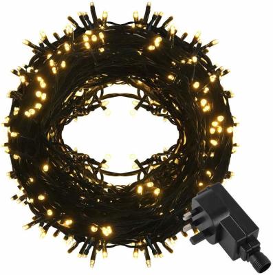 中国 緑ワイヤーが付いている防水暖かく黄色いLEDのクリスマスの照明31Vの豆電球 販売のため