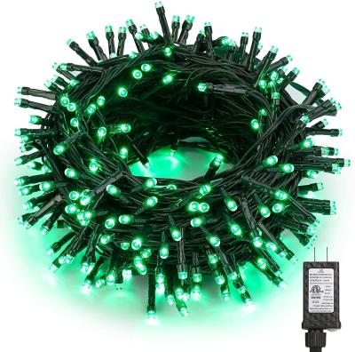 中国 拡張可能な緑LEDのクリスマスの照明夜は300 LED 240Vのプラグを差し込む 販売のため