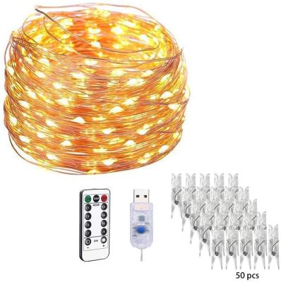 China o diodo emissor de luz do fio de cobre do comprimento de 50m ilumina a tomada em luzes feericamente da corda 240V para o quarto à venda