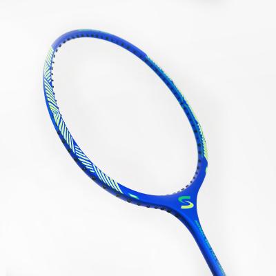 Cina Graphite Badminton Racket To Play Ball 45lbs Racket Badminton For Strength Training in vendita